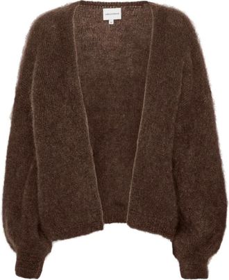 Americandreams Americandreams, Femme, Pulls, Brun, Taille: 38 FR Lee Short Cardigan