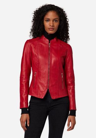 Ricano Lederjacke Abigale Lederjacke aus butterweichem Lamm leder