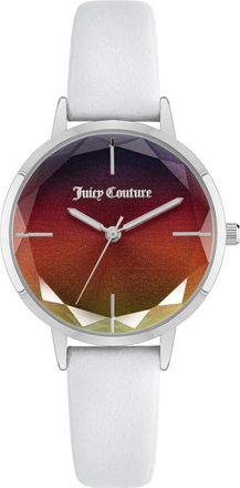 Juicy Couture Femme, Accessoires, Blanc, Taille: ONE Size Montre Blanche Polipriel, Quartz Analogique