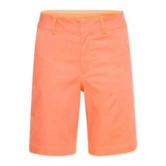 Kaffe Shorts de ville &agrave; taille haute en Melon - Femme - Shorts - Orange - Taille: 36 FR