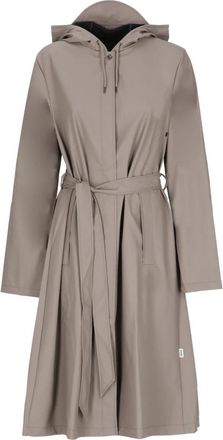 Rains A-Linie L&auml;ngere Jacke - - Coats - Damen - Grau - XS