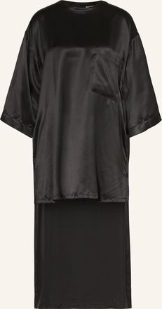Darkpark Darkpark Blusenshirt Tara Aus Satin Mit 3/4-Arm schwarz