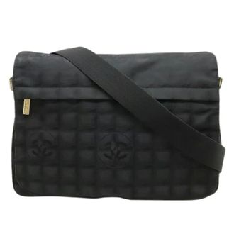 Chanel Pre-owned Tissu sacs-chanel - Femme - Pre-owned - Noir - Taille: ONE Size