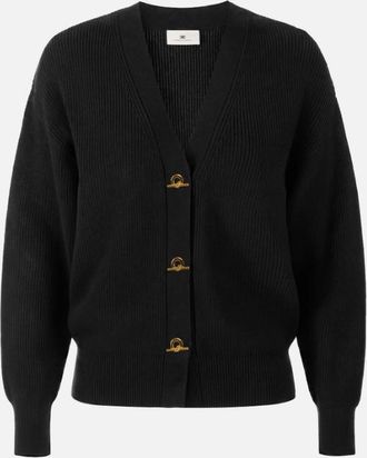 Elisabetta Franchi Cardigan Elisabetta Franchi avec boutons bijoux