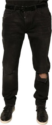 Dolce & Gabbana Homme, Jeans, Noir, Taille: 3XL Jeans slim