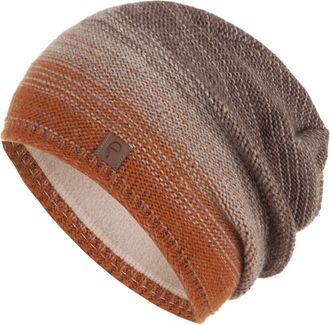 Faera M&uuml;tze Damen Winterm&uuml;tze Mehrfarbig warm gef&uuml;ttert Fleece-Futter Winter Herbst Strickm&uuml;tze Beanie Haube M&auml;dchen 57, Farbe:Braun