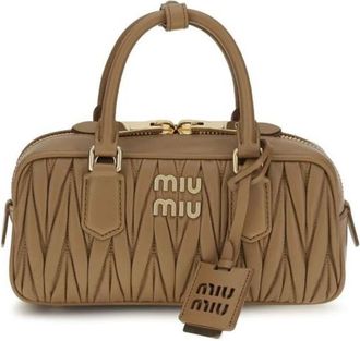 Miu Miu Arcadie Henkeltasche - - Bags - Damen - Beige - ONE SIZE