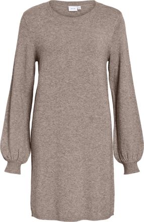 Vila Viril L/S Volume Sleeve Knit Dress-Noos