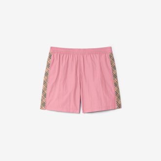 Burberry Short de bain avec Check, Size: XXXL