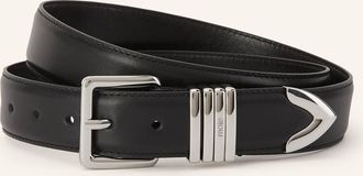 Maje Ledergürtel schwarz