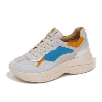 Lemar&eacute; Sky Lederschuh Beige/Silber/Gelb/Blau - - Shoes - Damen - Mehrfarbig - 40 EU
