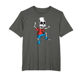 The Simpsons Bart Skeleton Treehouse of Horror Halloween T-Shirt