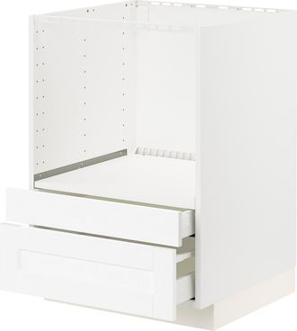 IKEA METOD / MAXIMERA Unterschr. für Kombimikro.+Schubl