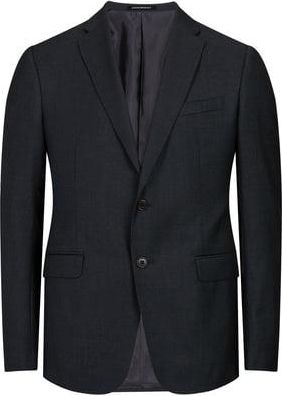 Emporio Armani Blazer droit en laine vierge