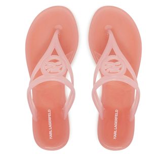 Karl Lagerfeld Zehentrenner KARL LAGERFELD Jelly Thong KL80007A Rosa