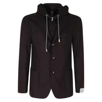 Eleventy Einreiher-Sakko mit Brustlatz - - Jackets - Herren - Braun - M