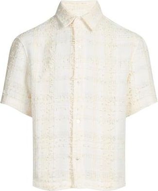 Mouty Chemise &agrave; manches courtes en tweed