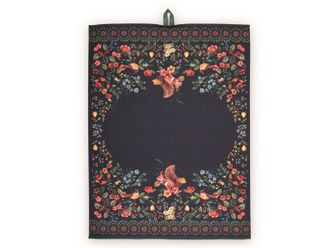 Pip Studio Winter Wonderland Overall Dark Blue Geschirrtuch 50x70cm