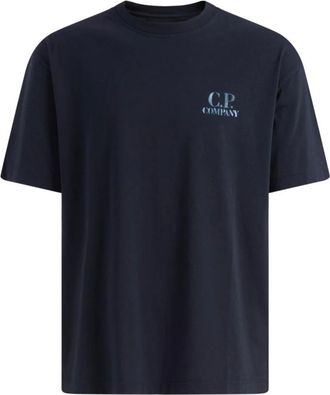 C.P. Company C.p. Company, Homme, Tops, Bleu, Taille: M 30/1 Jesrey Comfort