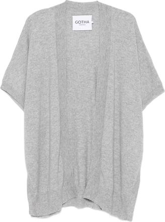 Gotha cardigan à design ouvert - Gris