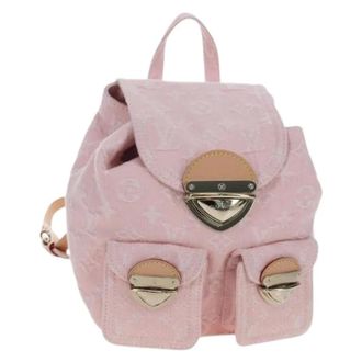 Louis Vuitton Pre-owned Vintage Monogram Denim Backpack - Femme - Pre-owned - Rose - Taille: ONE Size