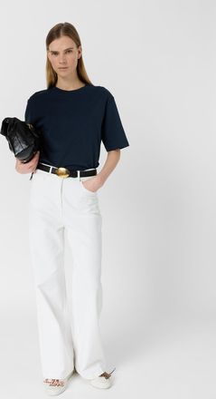 Gerard Darel T-shirt uni en coton - MAYAE - Marine