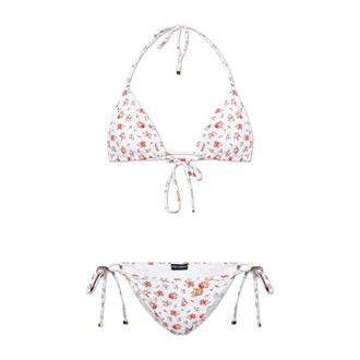 Dolce & Gabbana Femme, Maillots de bain, Blanc, Taille: 42 FR Maillot de bain deux pi&egrave;ces