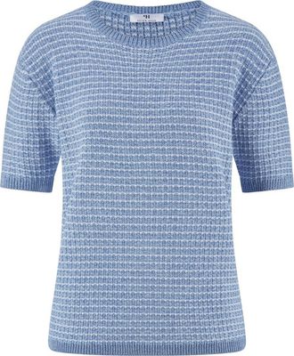 Peter Hahn Rundhals-Pullover Peter Hahn blau