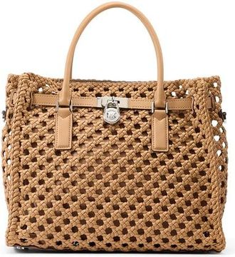 Michael Kors Grand sac Hamilton Moderne tiss&eacute;