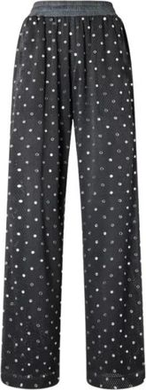 Pinko Pinko, Femme, Pantalons, Noir, Taille: 40 FR Wide Pantalons