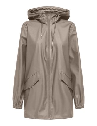 Jacqueline de Yong JdY Damen Jdymulan Raincoat OTW Sij, Simply Taupe, x_l