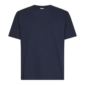 Etro Homme, Tops, Bleu, Taille: 3XL T-shirt avec broderie Pegaso