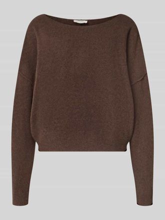 American Vintage Relaxed Fit Strickpullover aus Material-Mix mit Leinen-Anteil