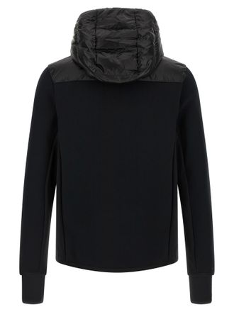 Moncler Quilted Hybrid Down Jacket - Black