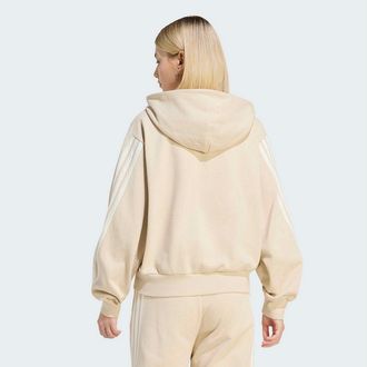 adidas Kapuzensweatshirt ADIDAS KIT 3-STREIFEN MIT DURCHGEHENDEM REISSVERSCHLUSS f&uuml;r Erwachsene, mit Kapuze, in normaler L&auml;nge