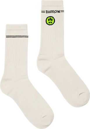 Barrow Barrow, Homme, Sous-v&ecirc;tements, Blanc, Taille: ONE Size Smiley Socks