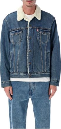 Levi's Homme, Vestes, Bleu, Taille: XL Type III Sherpa Trucker Jacket