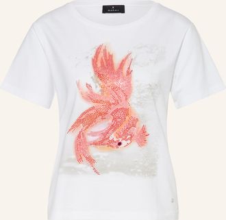 Monari Monari T-Shirt Mit Schmucksteinen pink