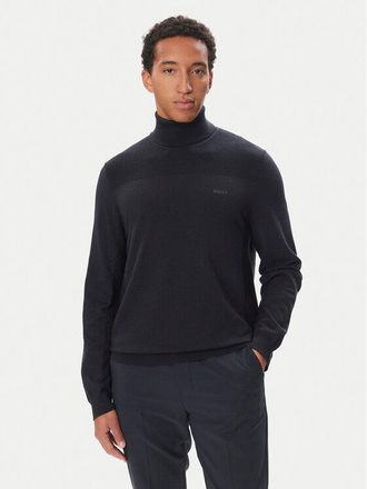 HUGO BOSS Rollkragenpullover Momentum-X TN 50568950 Dunkelblau Regular Fit