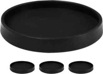 SOLUSTRE 4 St&uuml;ck rutschfeste M&ouml;belfu&szlig;schoner aus Flexiblem Gummi Bodenschoner f&uuml;r Stuhl und Sofabeine Schutz f&uuml;r Parkett und Fliesen