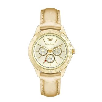 Juicy Couture Femme, Accessoires, Jaune, Taille: ONE Size Montre Polipriel Dor&eacute;e