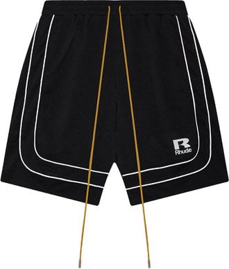 Rhude Homme, Sport, Noir, Taille: XS Mesh Basketball Shorts Baggy