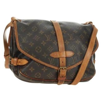 Louis Vuitton Pre-owned Saumur 30 Umh&auml;ngetasche - - Pre-owned - Damen - Braun - ONE SIZE