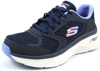 Skechers Arch Fit Dlux-Slipper f&uuml;r Damen, Navy, 39.5 EU