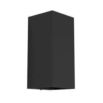 Eglo Applique murale ext&eacute;rieure LED Eremitana, lampe murale dext&eacute;rieur avec &eacute;clairage up et down, luminaire en m&eacute;tal noir, ampoule GU10, IP55