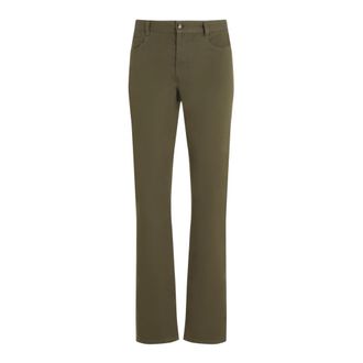 Saint Laurent Slim Fit Hose - - Trousers - Herren - Gr&uuml;n - W33