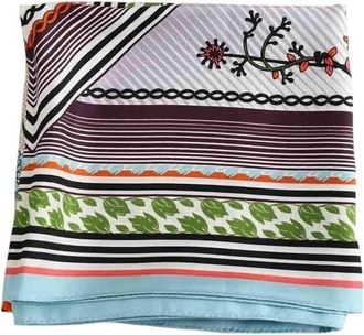 Tory Burch Foulard en soie multicolore