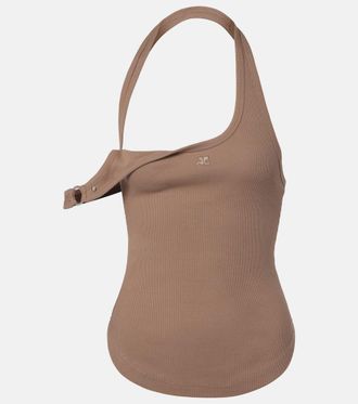 Courrèges Courrèges Top Undressed 90s aus Rippstrick