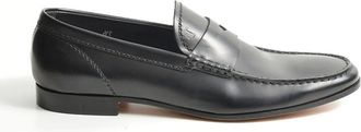 Tod's Tods Loafer - Classic Black Leather Moccasin - Gr. 8_5 - in Schwarz - f&uuml;r Damen