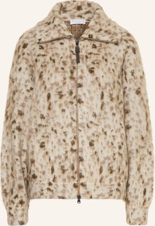 Brunello Cucinelli Brunello Cucinelli Strickjacke Mit Mohair beige
